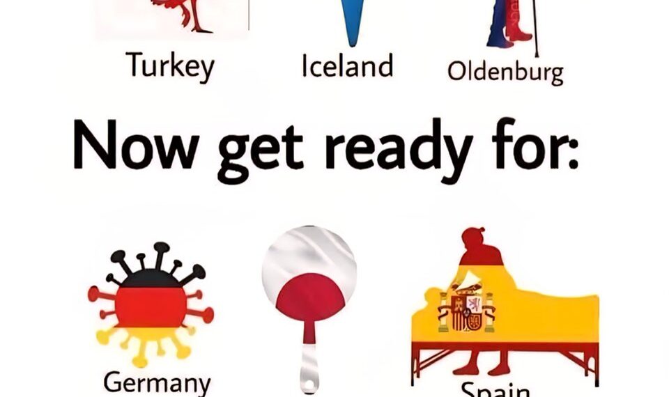 Laugh Out Loud Fun Map When Country Names Are Taken Literally